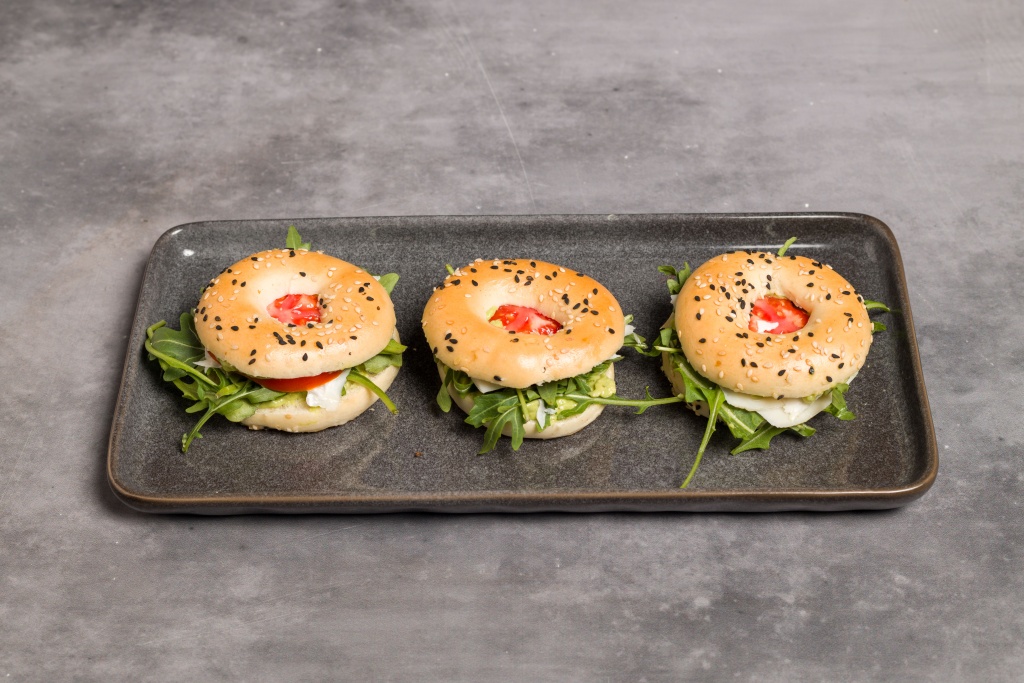 Mini Vegetarian Bagel - Catering Melbourne