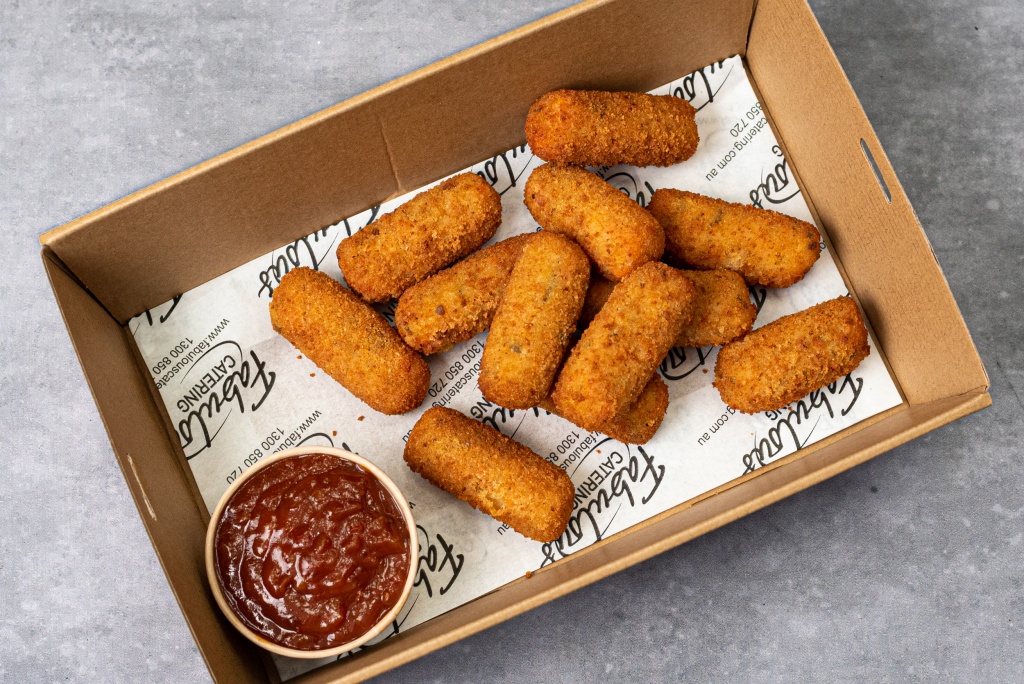 Sweet Potato and Spinach Croquettes Box - Catering Melbourne
